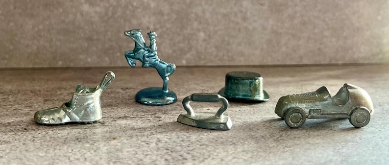 Vintage to Now Monopoly Game Pieces, Tokens, Markers. Price is for Each ...
