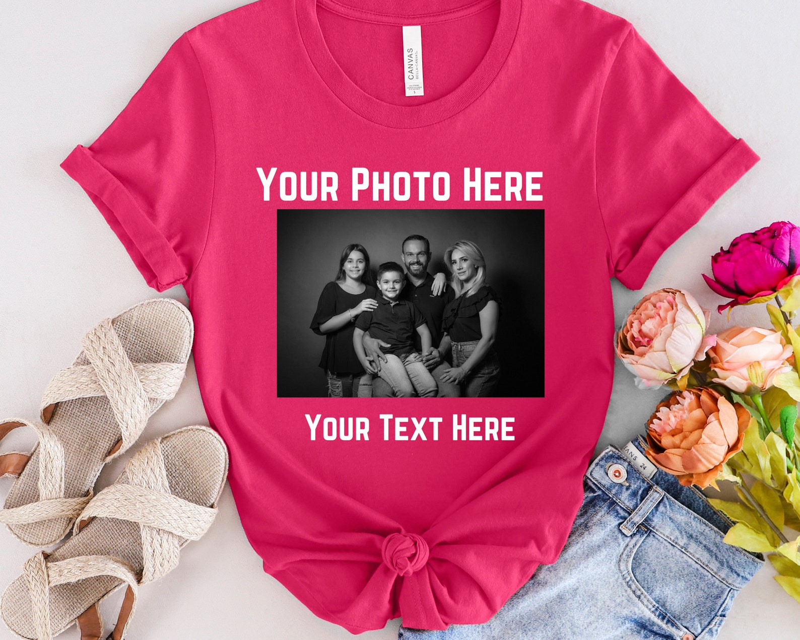 Photo Shirt Custom Shirt With Photo Custom Photo Shirt Custom T-shirt ...