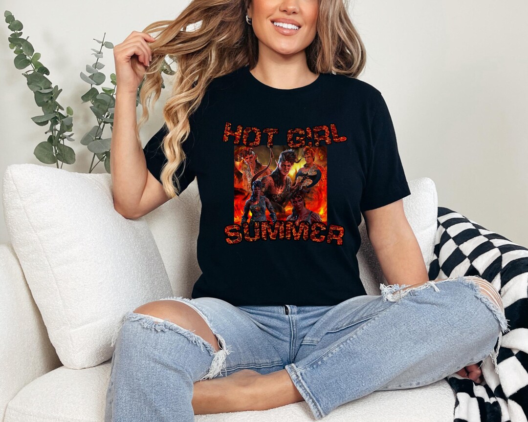 Hot Girl Summer Karlach T-shirt Baldurs Gate 3 Vintage T Shirt Gift for ...