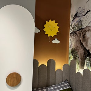 Sun Night Light, Sun Lamp, Baby Room Lamp, Nursery Decor, Kids Wall ...