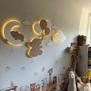 Baby Lamp Set, Nursery Night Light, Baby Room Decor, Cloud Lamp ...
