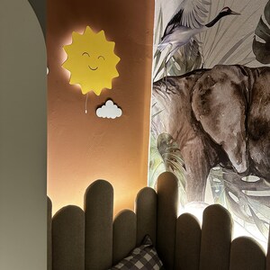Sun Night Light, Sun Lamp, Baby Room Lamp, Nursery Decor, Kids Wall ...