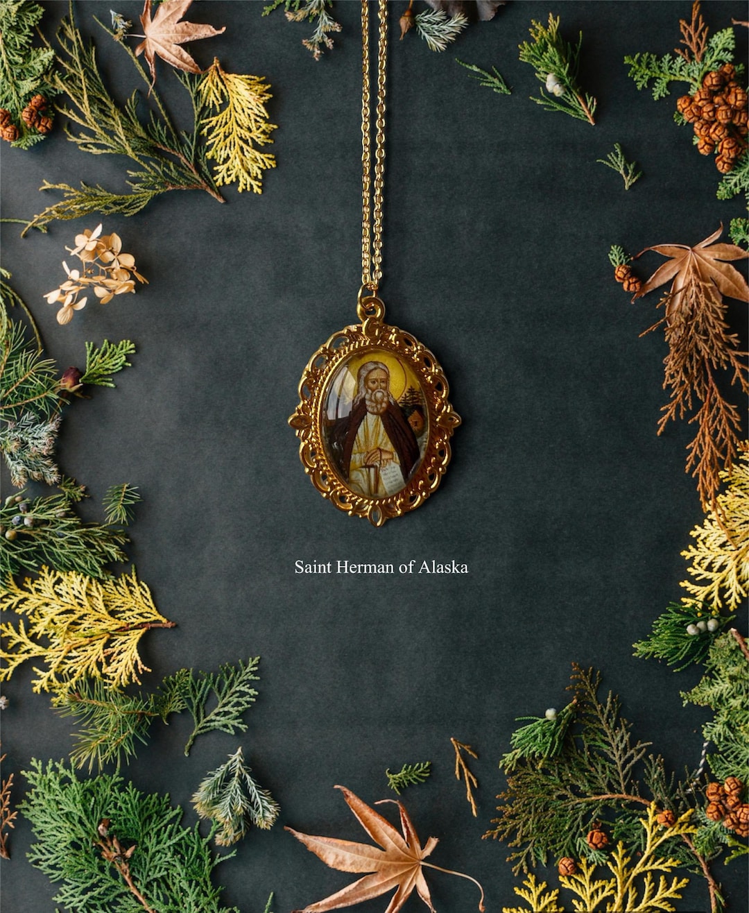 Customized Patron Saint Necklace - Etsy