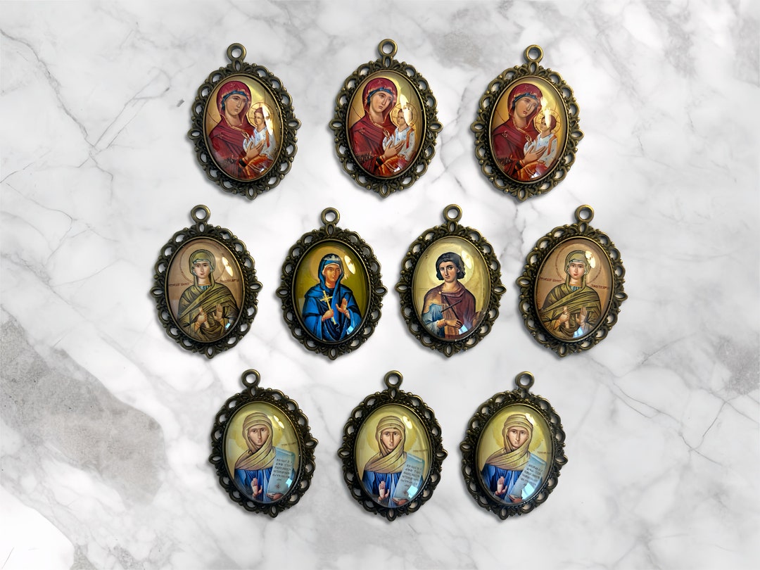 Customized Patron Saint Necklace - Etsy