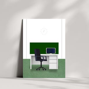 Severance Office Background - Etsy