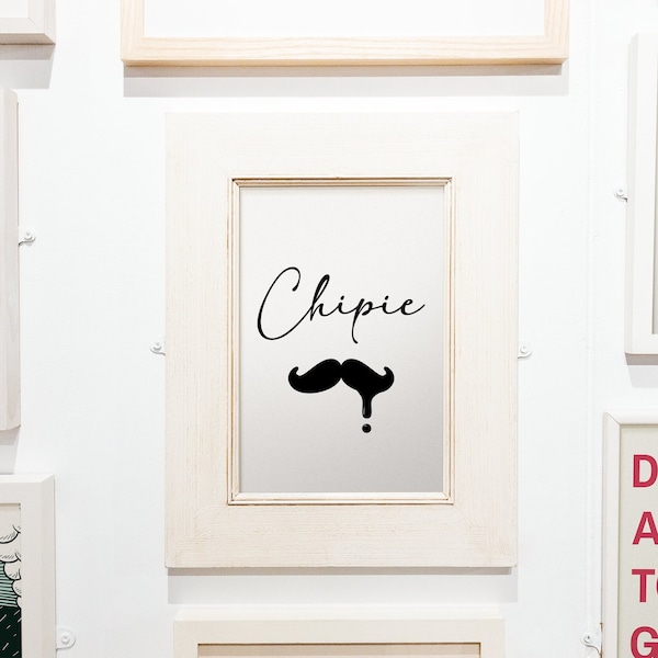 Mustache Poster - Etsy