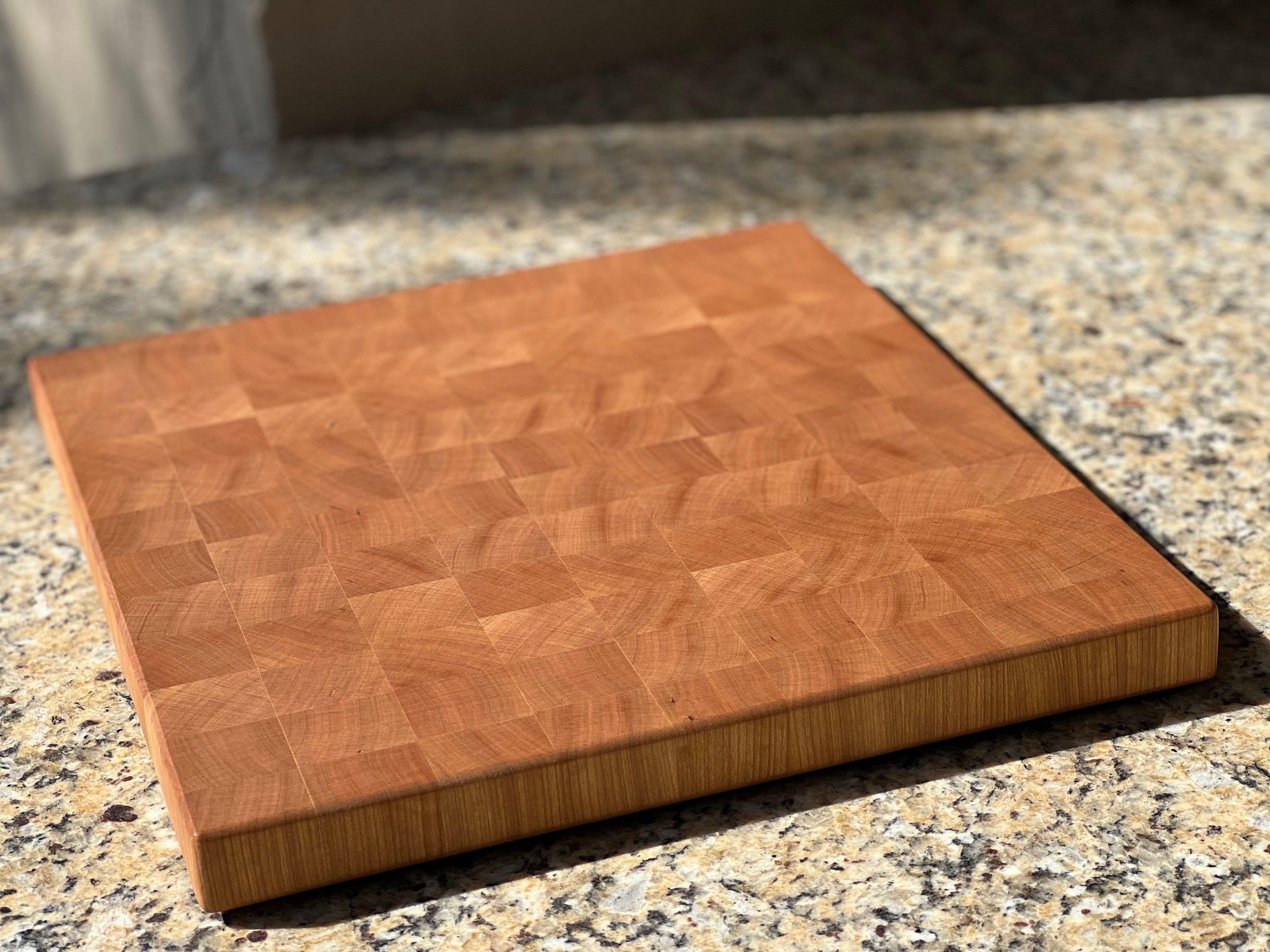 Cherry End Grain Cutting Board - Etsy