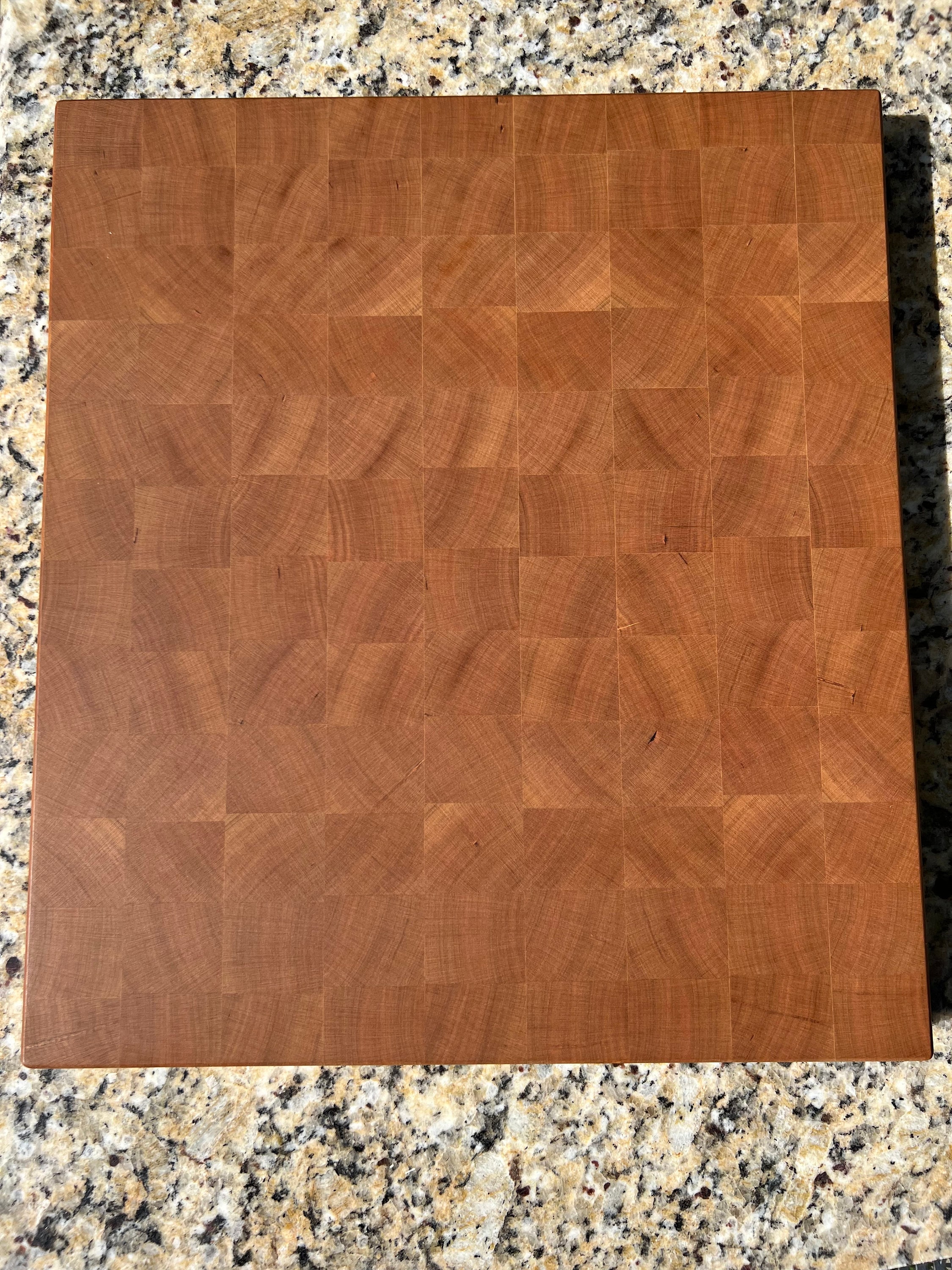 Cherry End Grain Cutting Board - Etsy