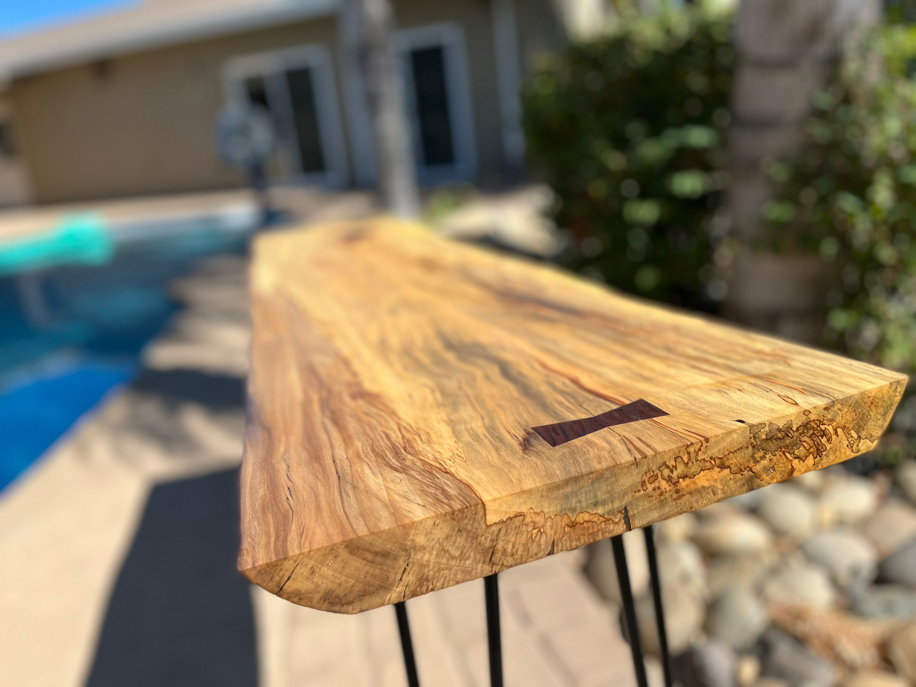 Live Edge Sofa Table / Console Table - Etsy