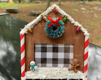 Gingerbread House Picture Frame - Etsy