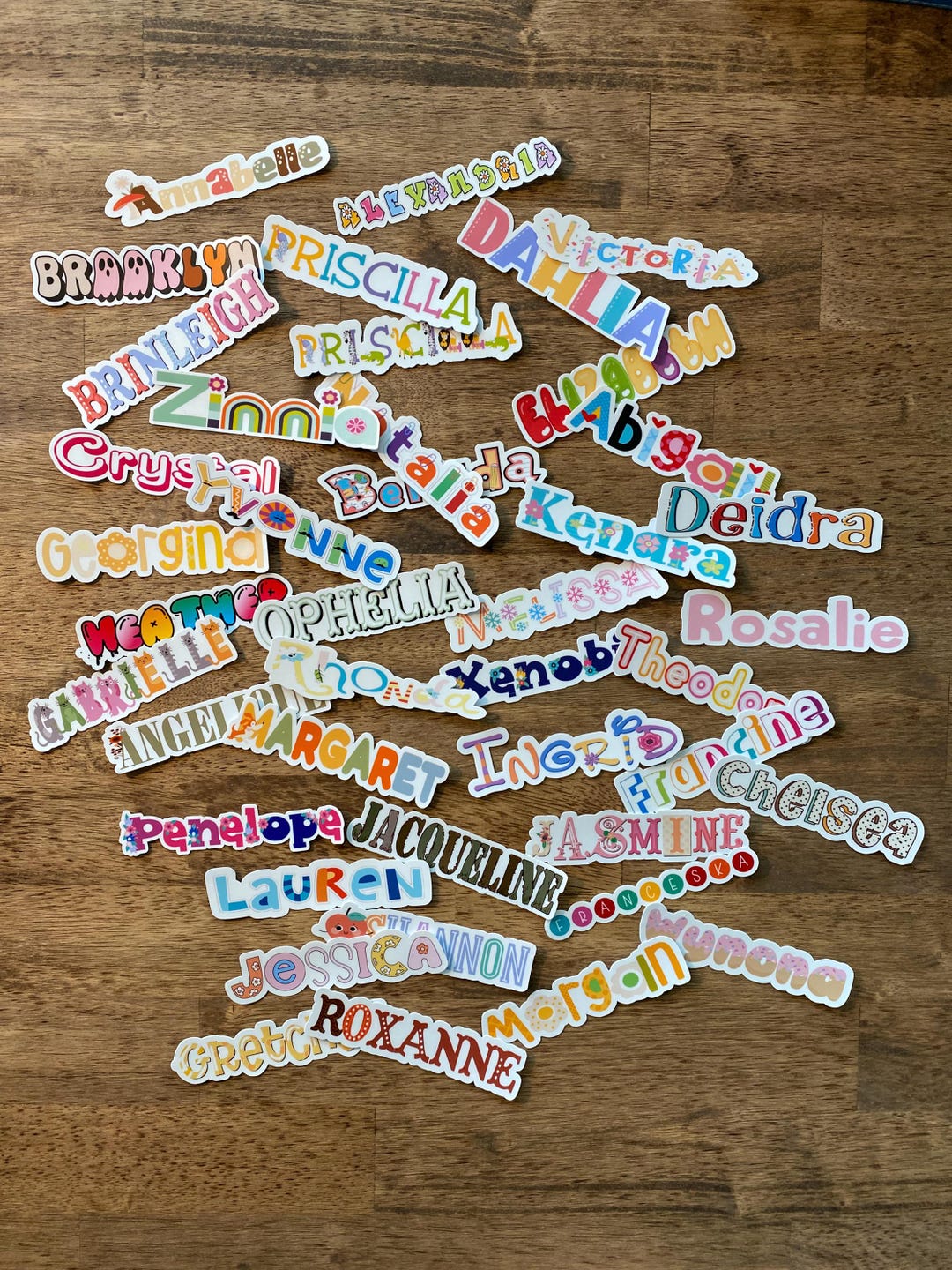 Custom Name Sticker | Custom Word Sticker - Etsy