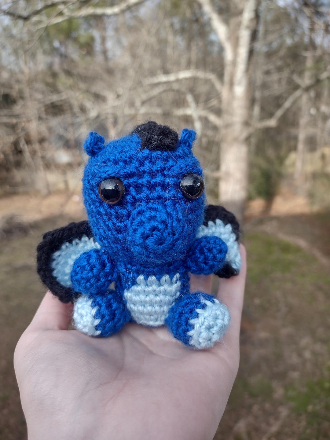 Mini Crochet Stuffed Dragon Hand Made Stuffed Dragon - Etsy