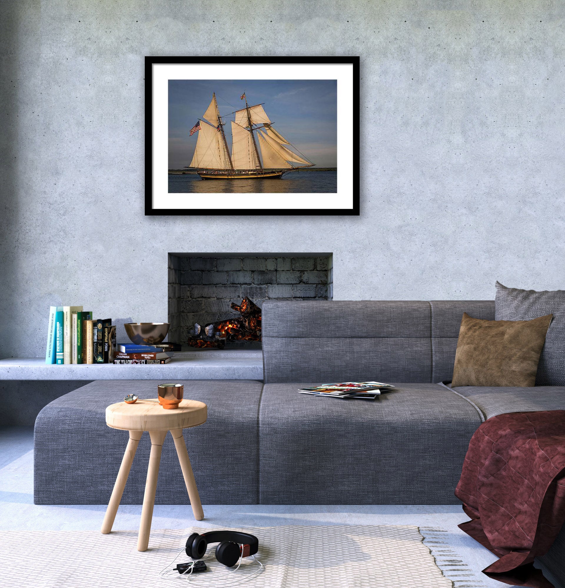 Pride of Baltimore Tall Ship Print: Nautical Sailing Art (digital ...