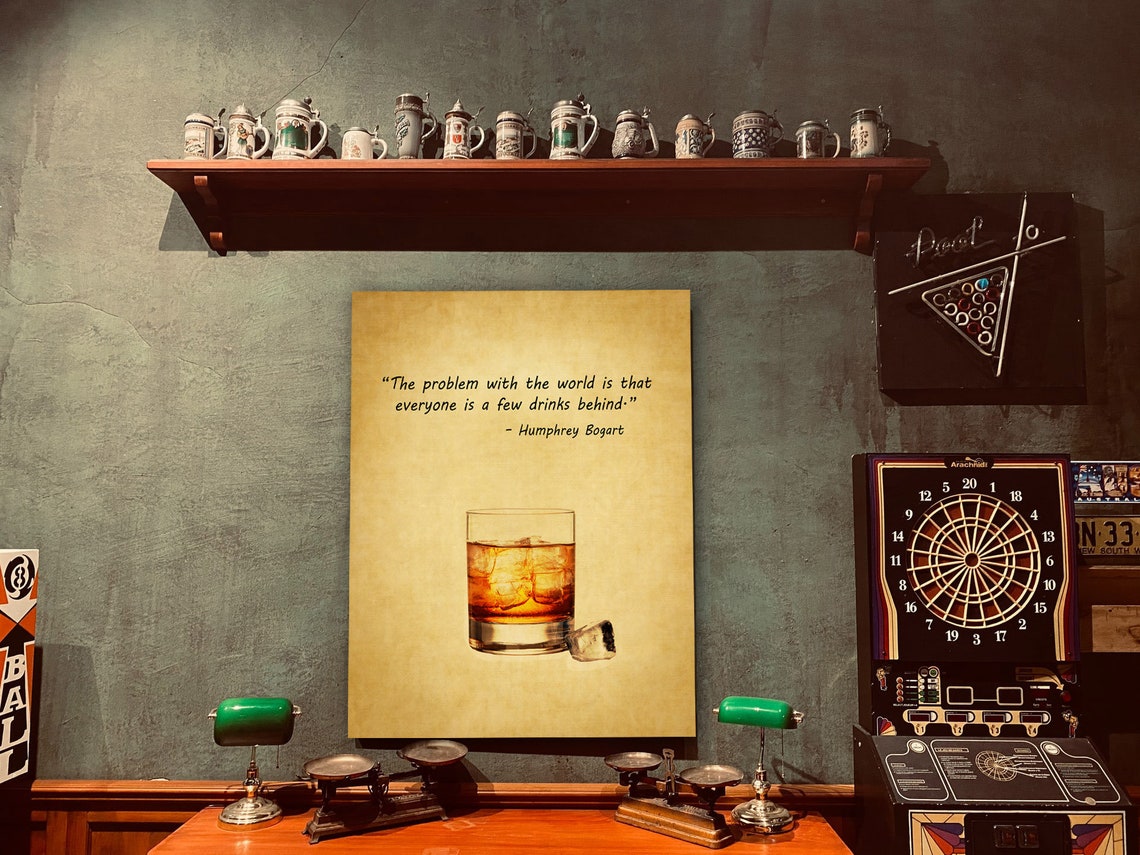 Drinking Quote Printable Download, Bar Wall Art Instant Download ...