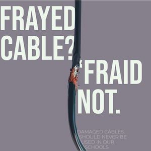 Frayed Cable 'fraid Not. Safety Poster - Etsy