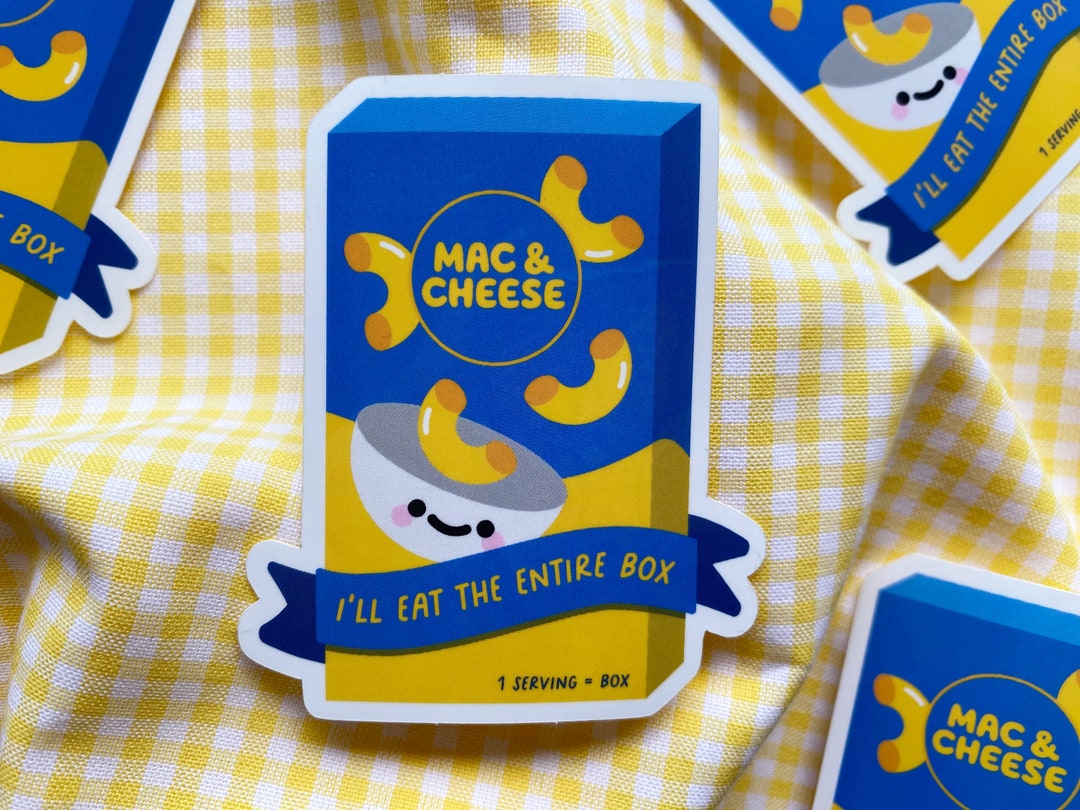 Macaroni & Cheese Sticker | Mac and Cheese | Macaroni and Cheese ...