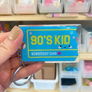 90s Acrylic Keychain | 90s Gift | 90s Keychain | 90s Party | 90s Party ...