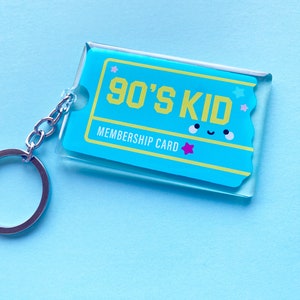 90s Acrylic Keychain | 90s Gift | 90s Keychain | 90s Party | 90s Party ...
