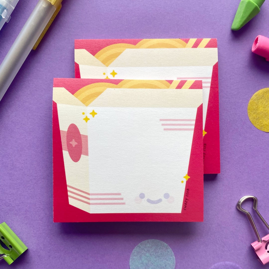 Chinese Takeout Sticky Notes | 3x3 Sticky Notes | Chinese Food Sticky ...