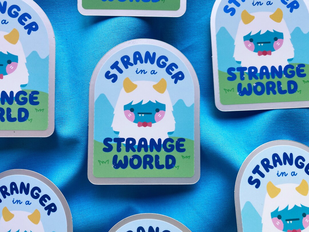 Yeti Matte Stranger Sticker | Neurodivergent Sticker | Weirdo Sticker ...