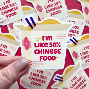 Chinese Food Lover Sticker | Chinese Takeout | Chinese Food Sticker ...
