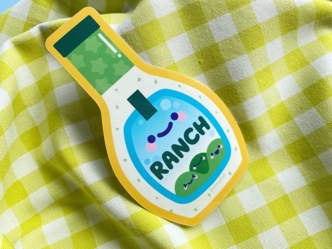 Ranch Dressing Vinyl Sticker | Ranch Dressing Stickers | Ranch Dressing ...