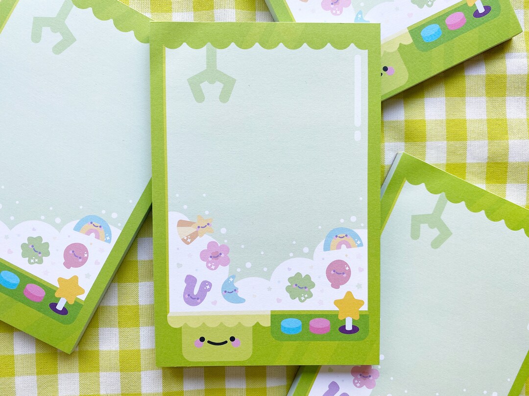 Small Arcade Machine Notepad 4x6 Notepad 90s Notepad - Etsy