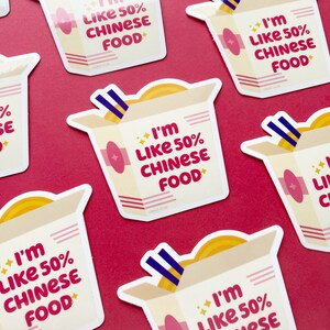 Chinese Food Lover Sticker | Chinese Takeout | Chinese Food Sticker ...