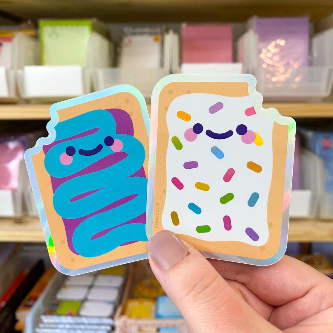 Pastry Tart Holographic Sticker | Pastry Tart Sticker | Wild Berry ...