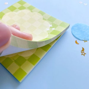Green Checkered Sticky Notes | 3x3 Sticky Notes | 90s Sticky Note ...