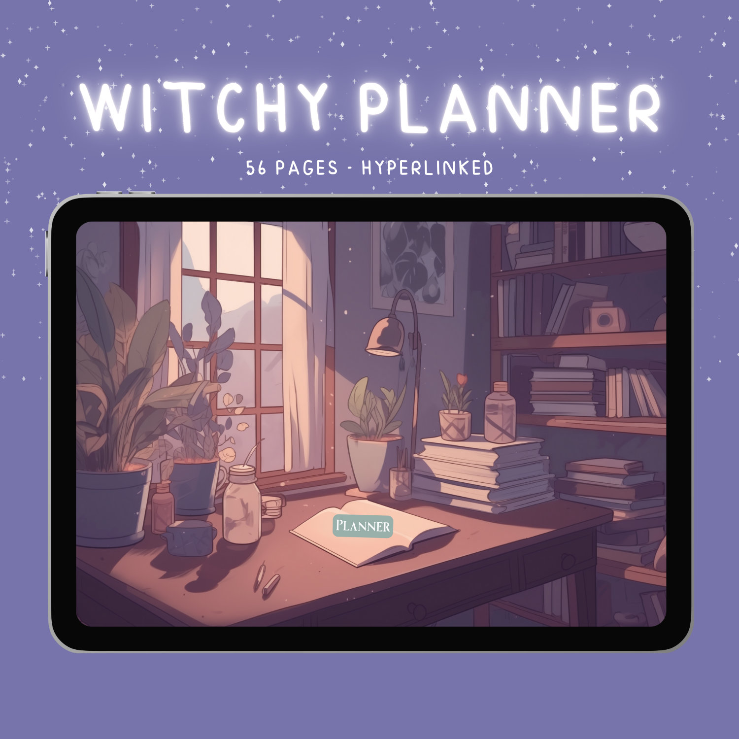 Witchy Life Planner Goodnotes Undated Witch Journal Digital Hourly ...