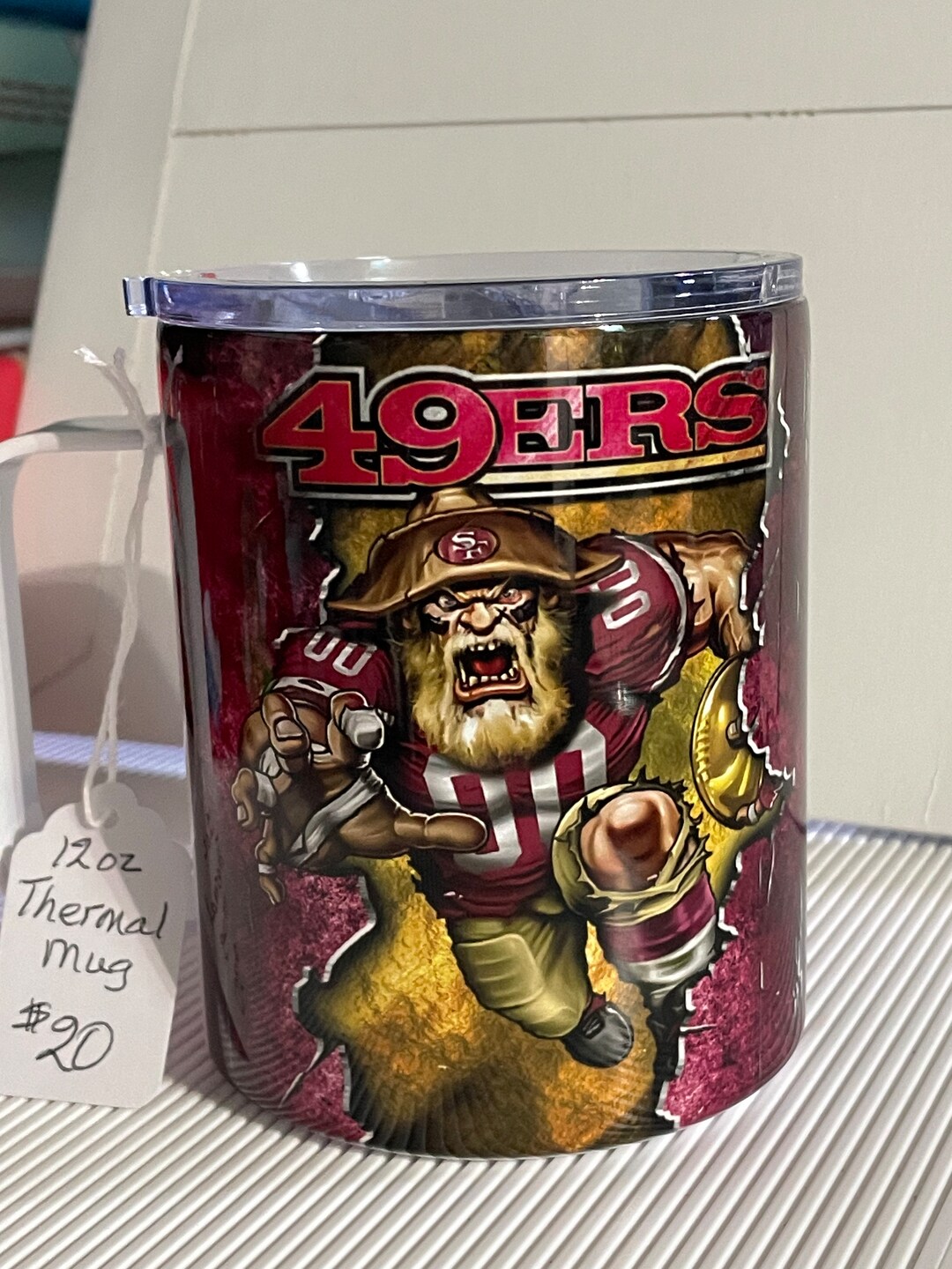 12oz San Francisco 49ers Thermal Mug - Etsy