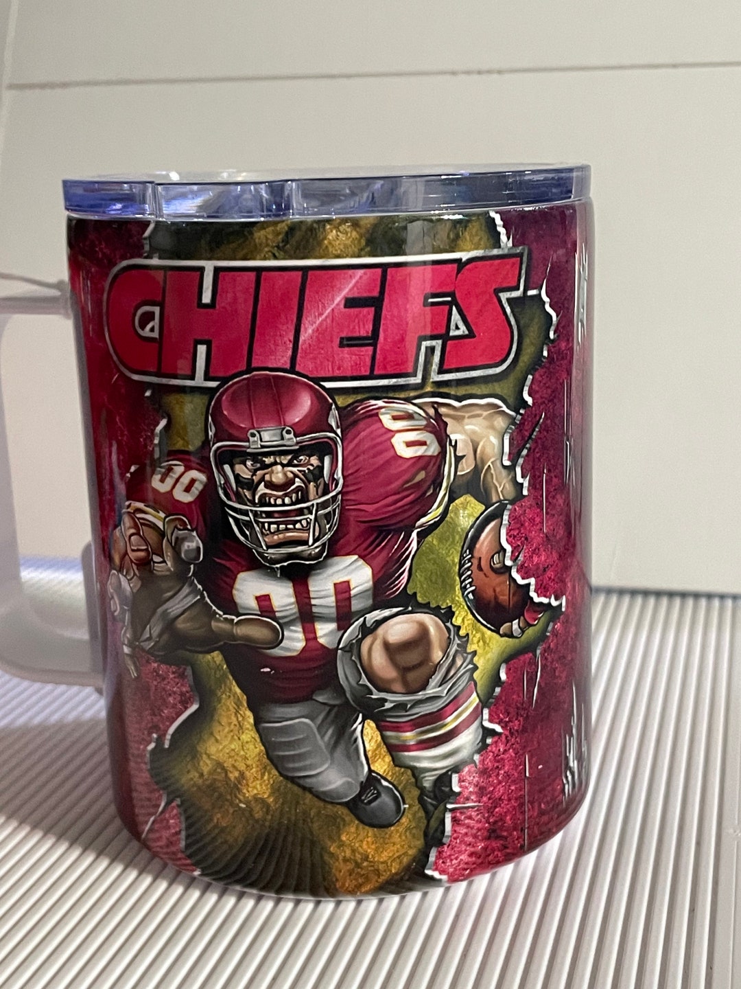 12oz Kansas City Chiefs Thermal Mug - Etsy