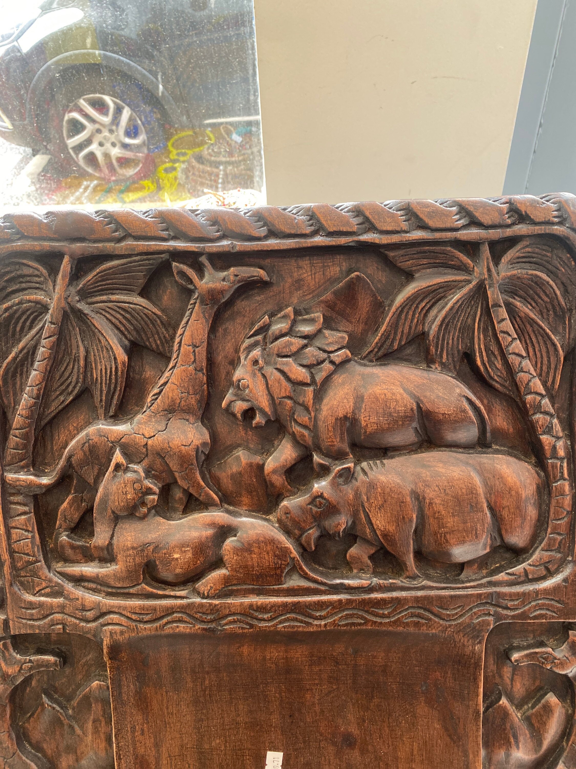 African Animal Skin Chair