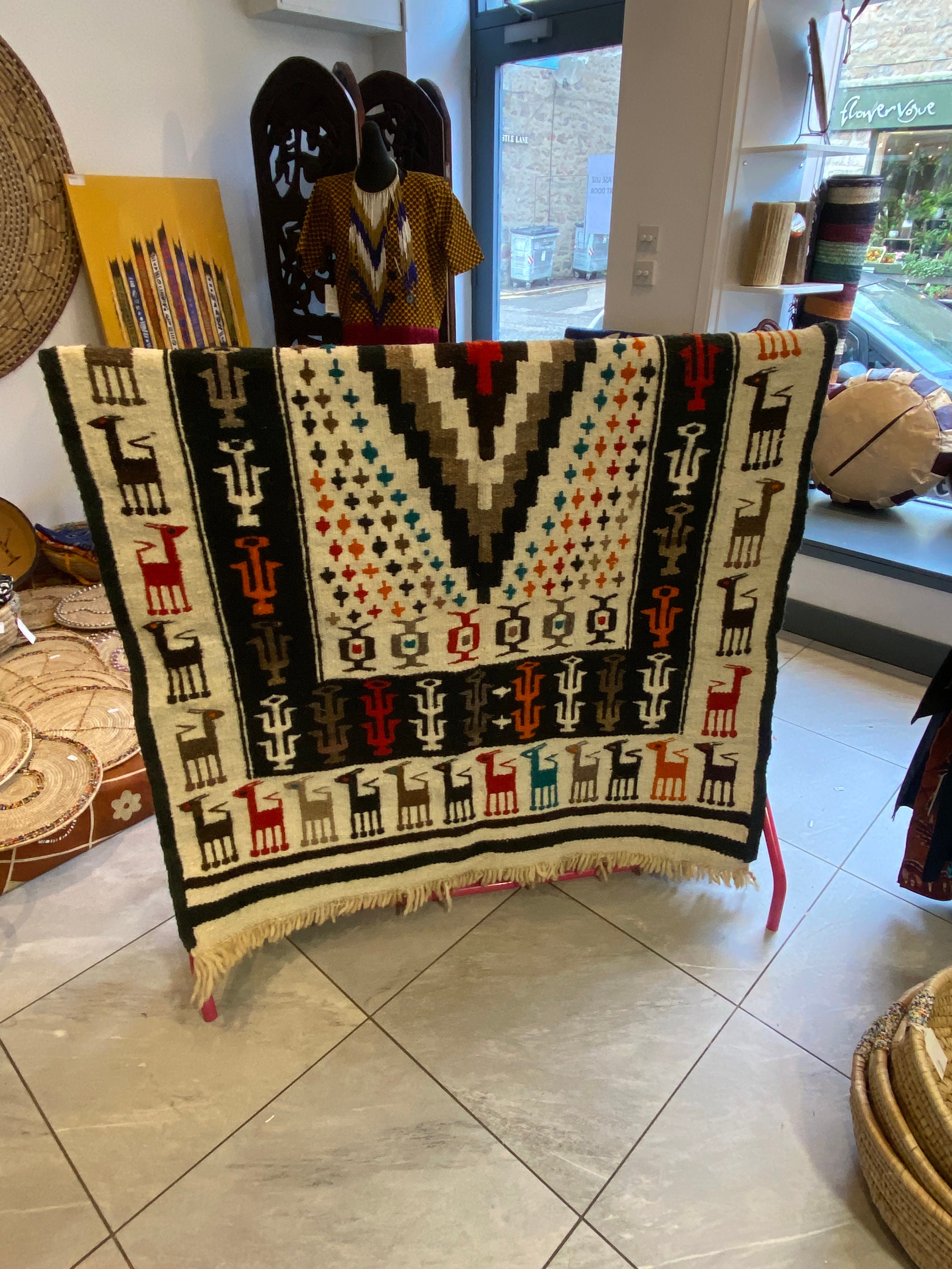 Premium Rug Made With Llama&sheeps Wool Mixed Perfect Stylish Home ...