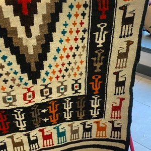 Premium Rug Made With Llama&sheeps Wool Mixed Perfect Stylish Home ...