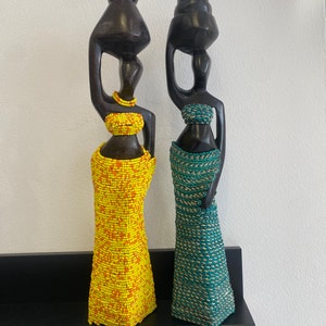 African Wooden Ornaments/woodcarving Tribes Women Statues/sculpture ...
