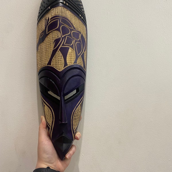 African Mask Wall Hanging - Etsy