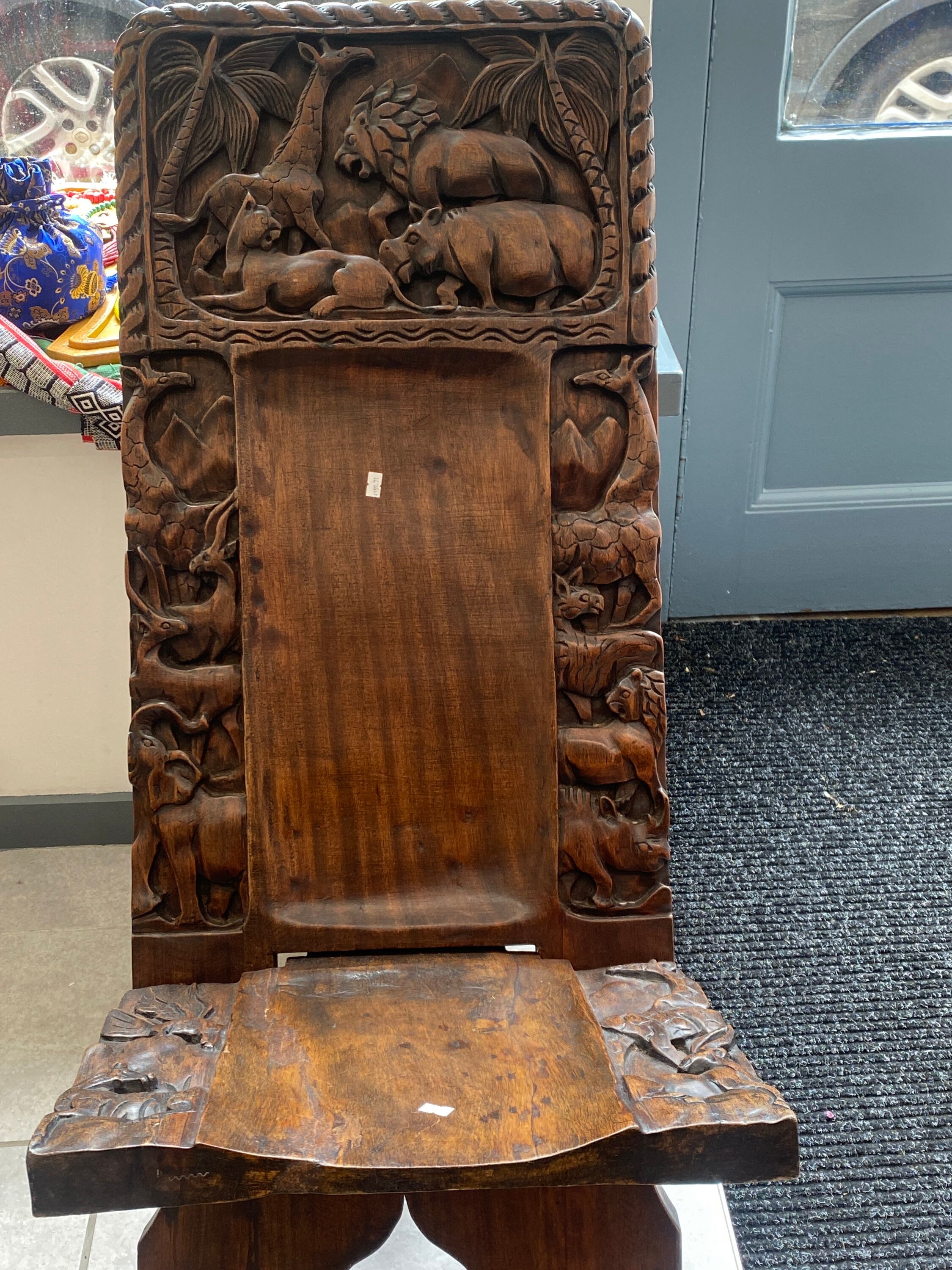 African Animal Skin Chair