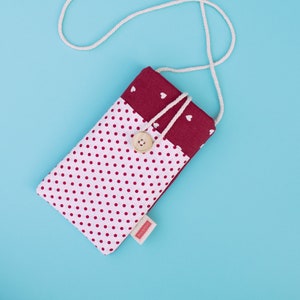 Fabric Cell Phone Bag, Crossbody Phone Bag, Handmade Eco-friendly Case ...