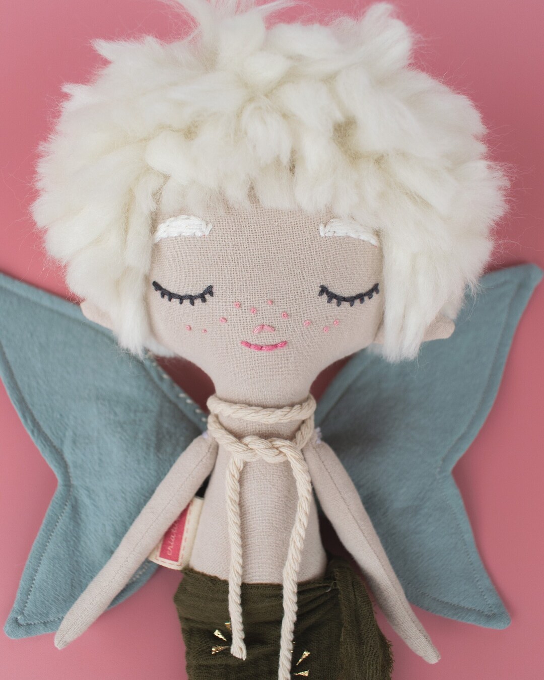 Runa Handmade Cloth Fairy, Unique Doll Criaturis - Etsy