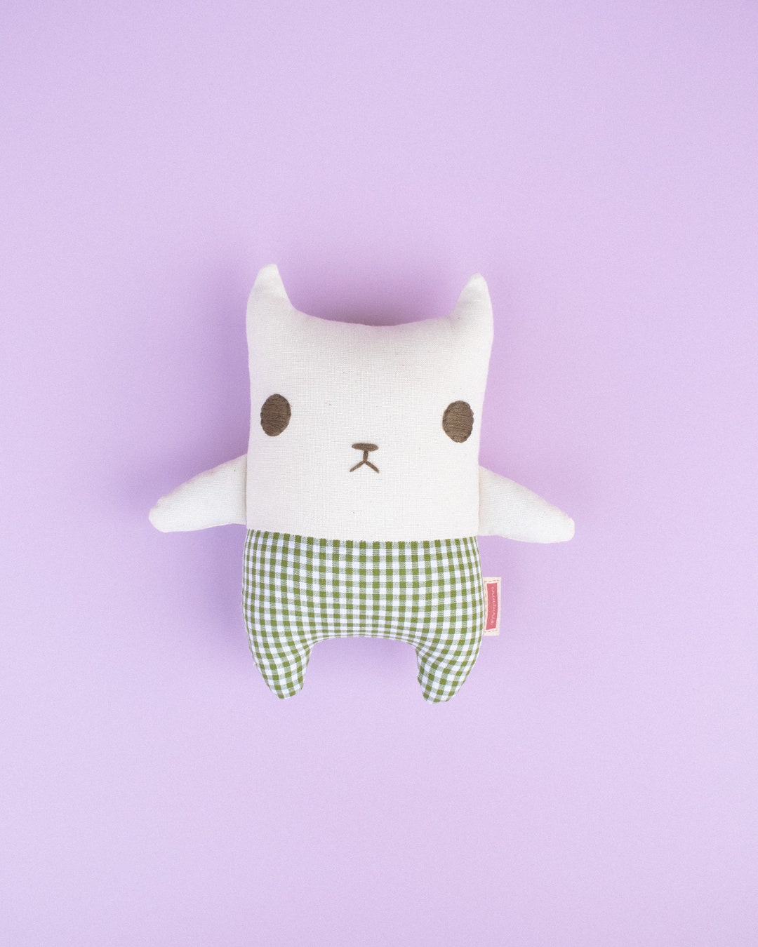 Boo the Cat, Eco-friendly Fabric Doll, Handmade Stuffed Animal ...