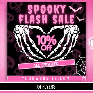 Halloween Flyer Bundle | October Bookings Open | Social Media Instagram ...