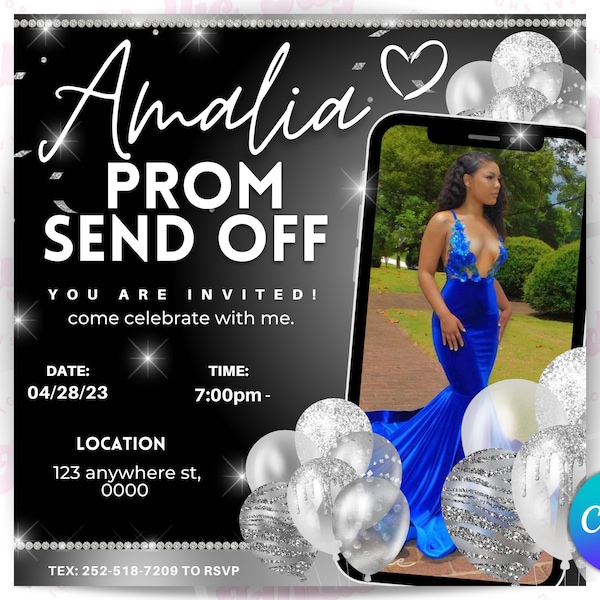 Prom Send off Flyer - Etsy