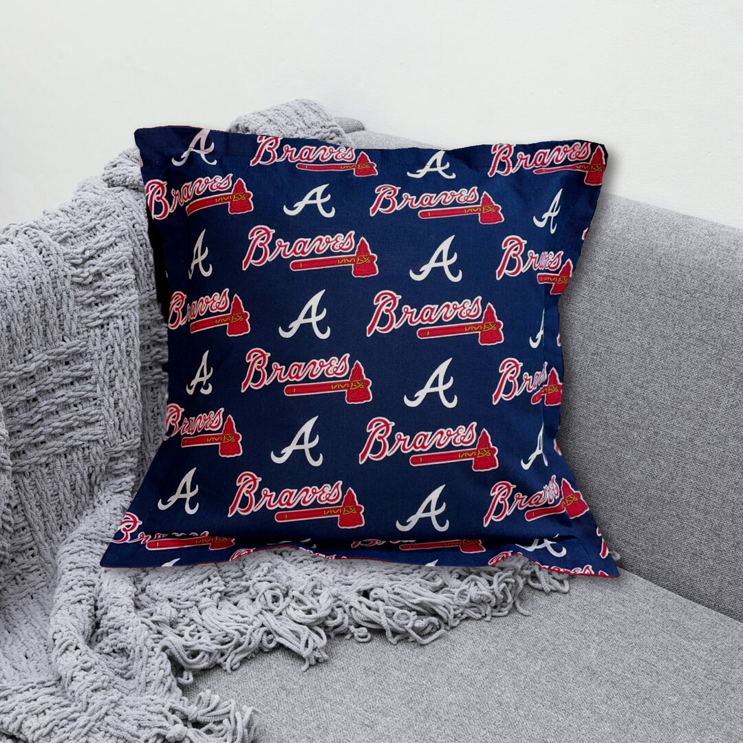 Atlanta Professional Baseball Team Georgia Pillow for Bed Home Living ...