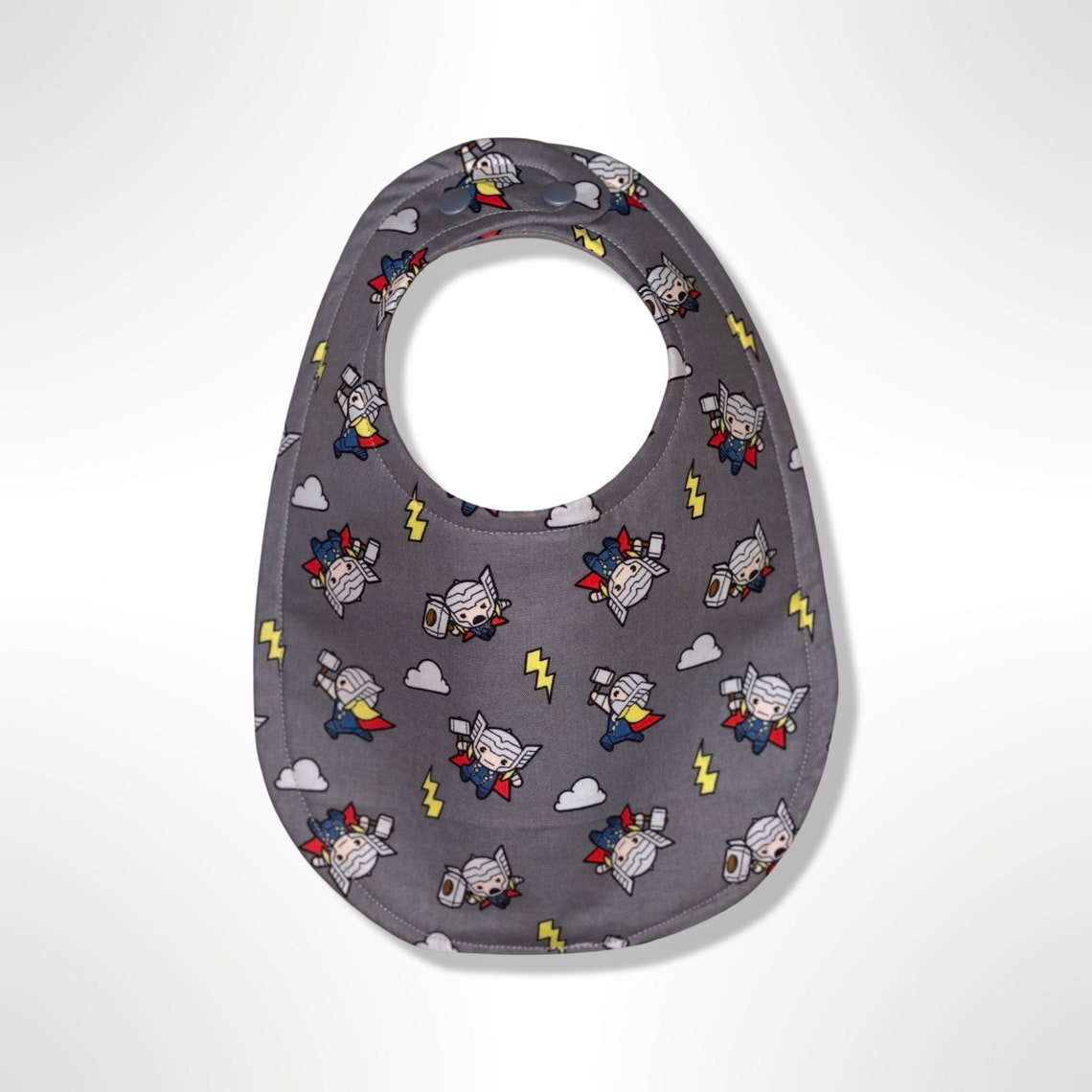 Superhero God of War Lightning Bolt Thunder Hammer Bib Baby Toddler ...