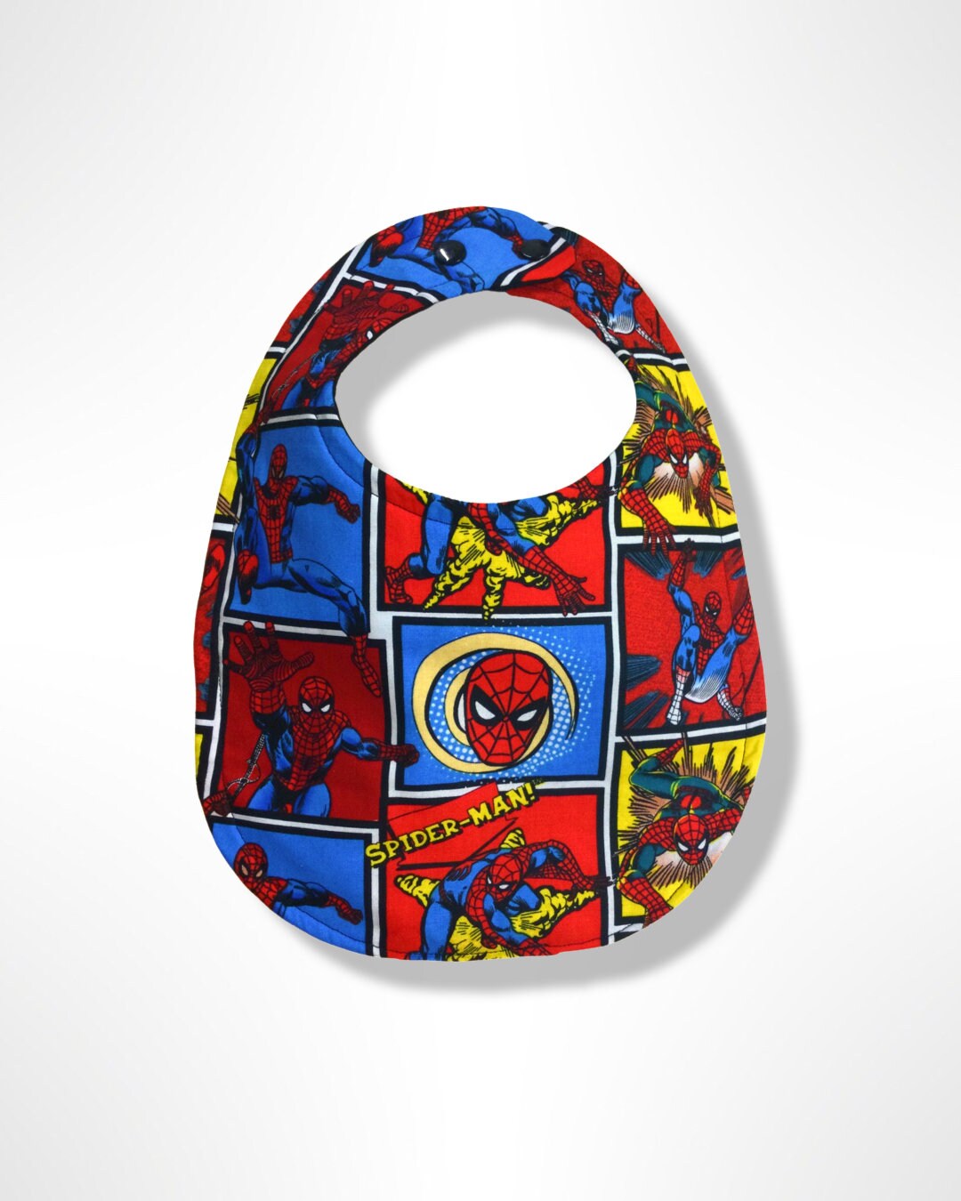 Spider Superhero Comic Book Web Bib Baby Toddler Child Newborn ...