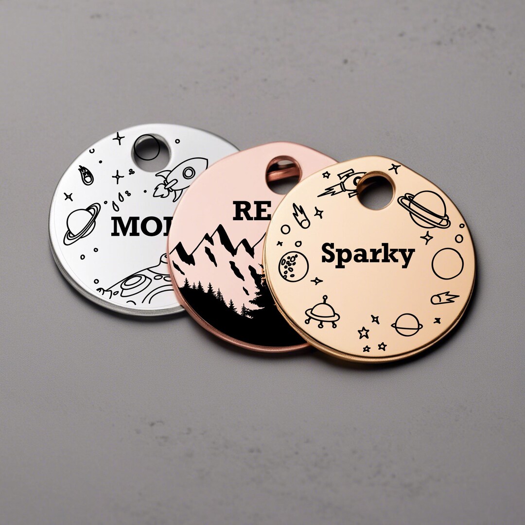 Personalized Dog and Cat Name Tag Best Gifts for Pets Keep Safe ...