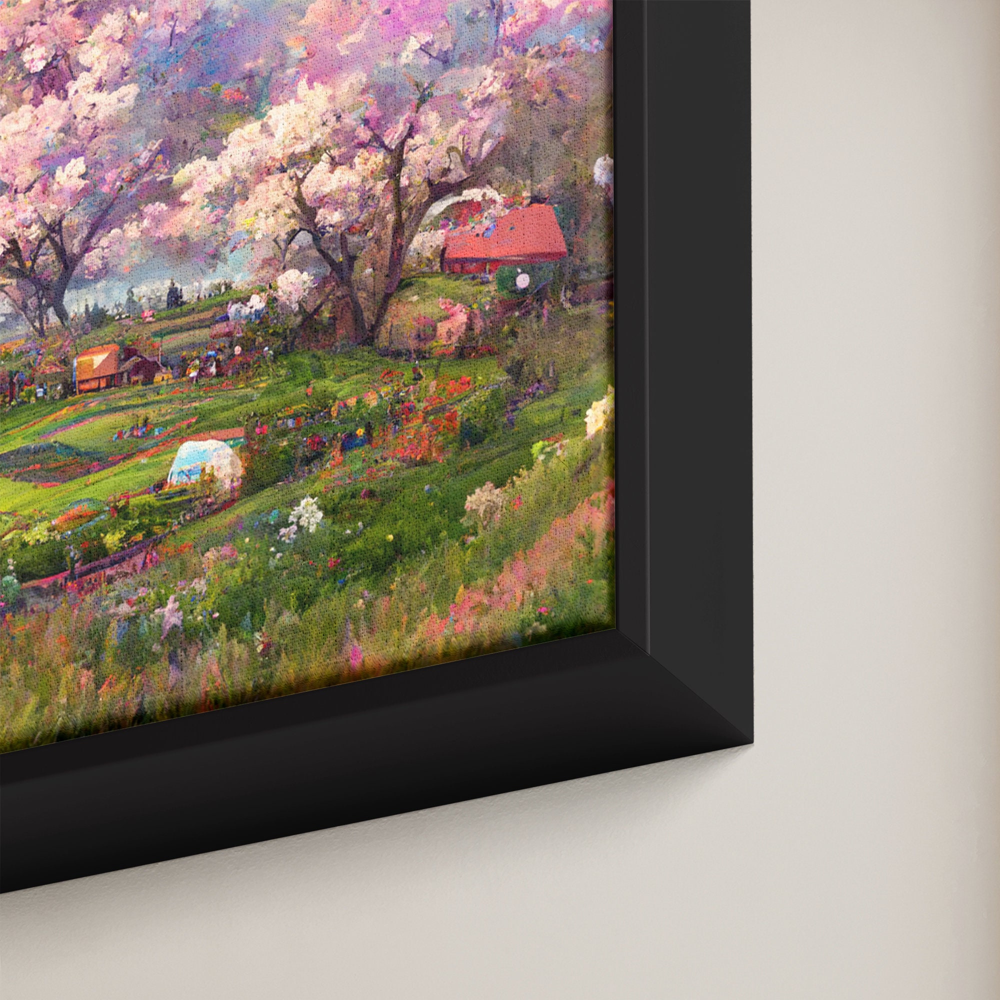 Spring Cherry Blossom Farm (inspired by Stardew Valley) - *DIGITAL ...