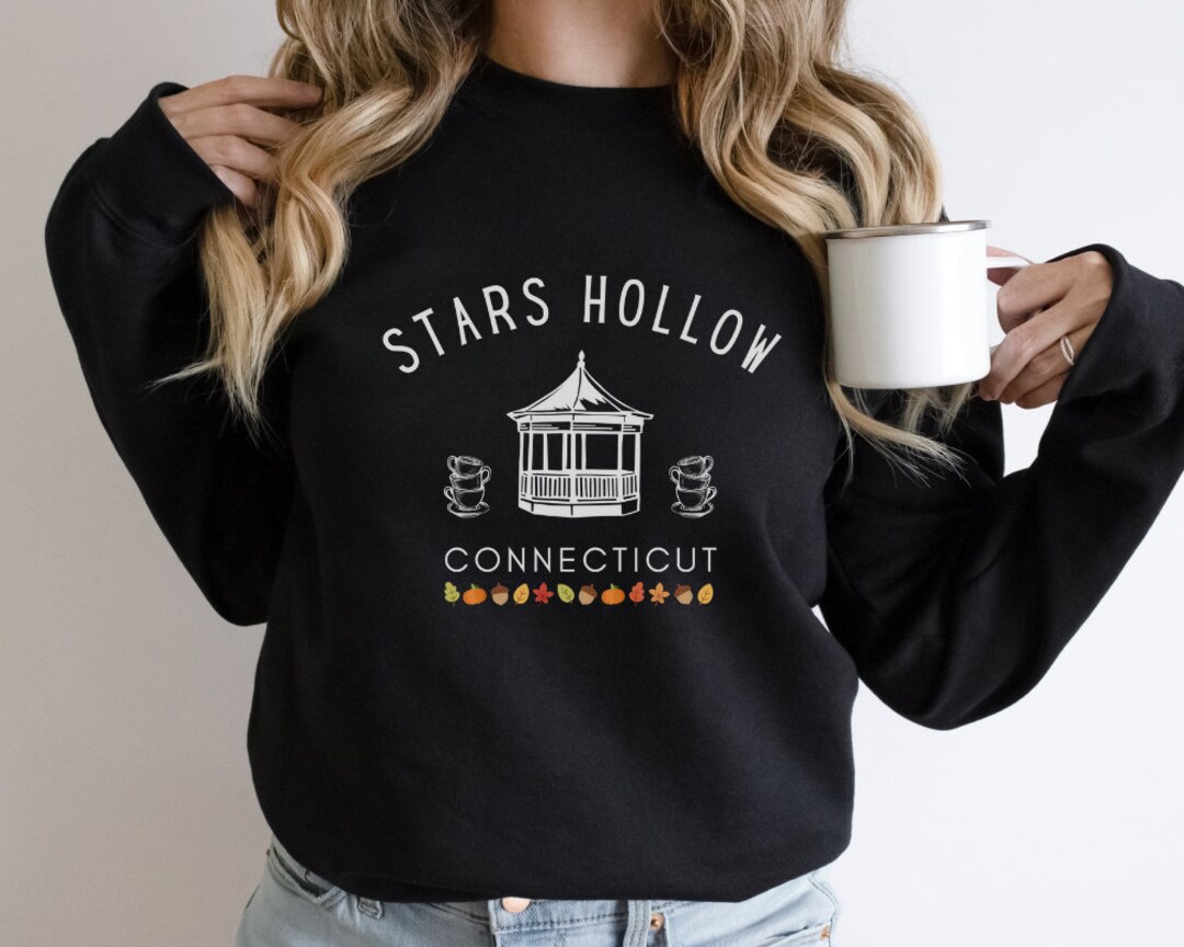 Stars Hollow Connecticut Gilmore Girls Hoodie Autumn Cozy Pullover ...